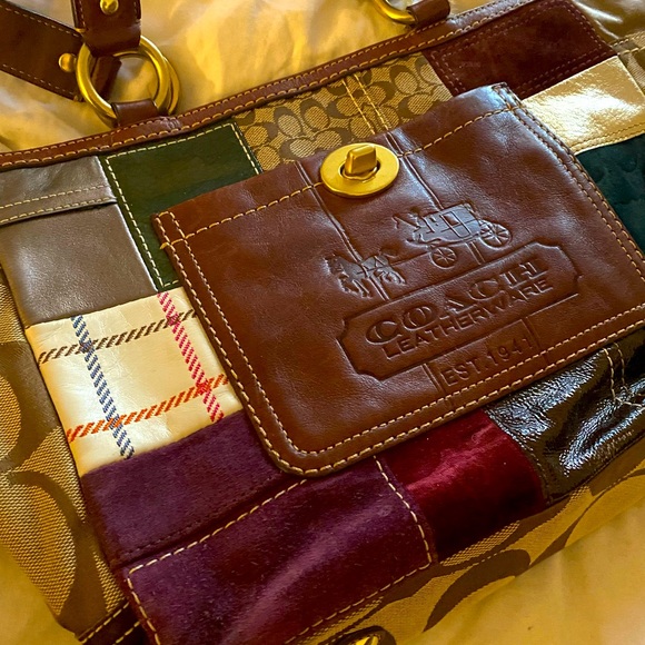 Coach | Bags | Vintage Coach Patch Work Purse | Poshmark